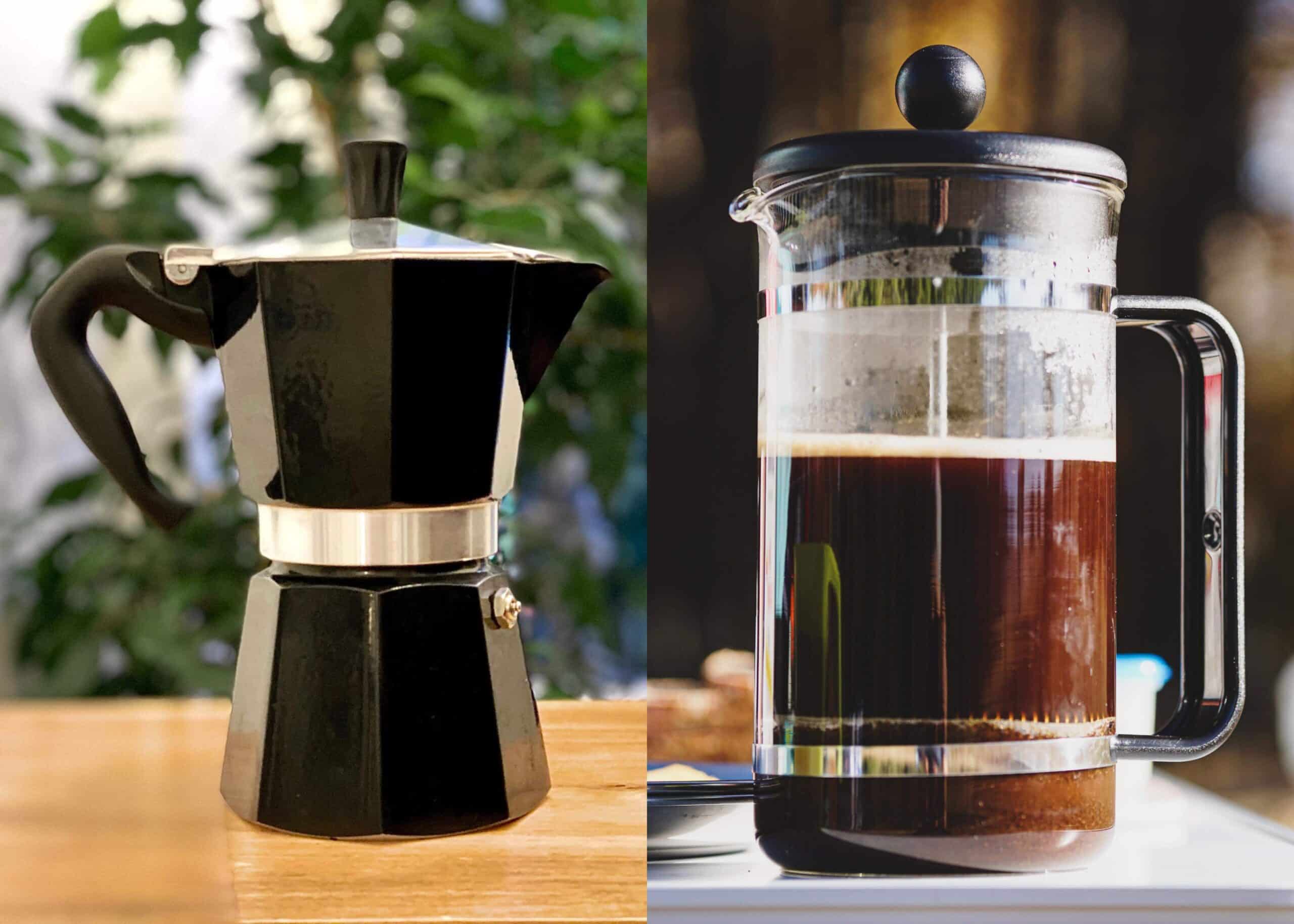 Moka Pot vs. French Press: Which One to Choose? • Crazy Coffee Bean